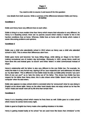 AQA English Language Paper 2, Section A | Teaching Resources