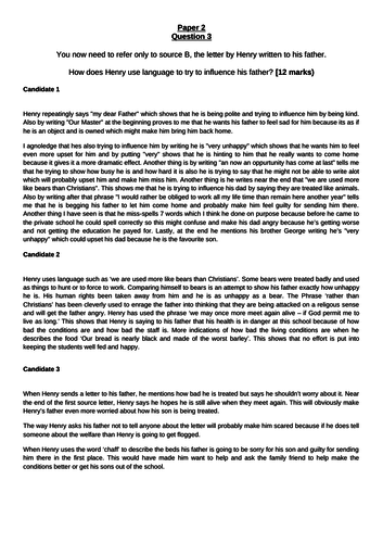 AQA English Language Paper 2, Section A | Teaching Resources