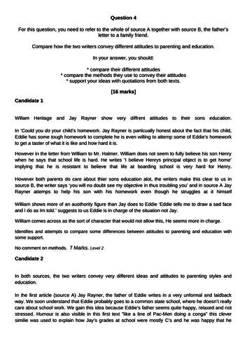 AQA English Language Paper 2, Section A | Teaching Resources