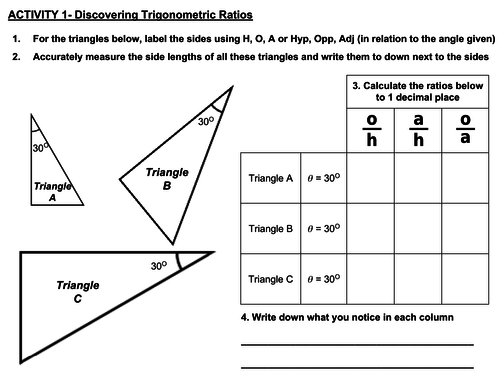 Trigonometry - Sin Cos Tan - Finding missing lengths and angles - Step ...