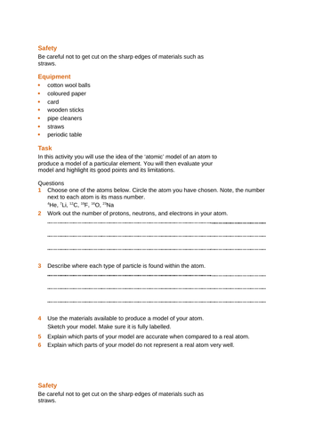 The structure of the atom - complete lesson (GCSE 1-9) | Teaching Resources