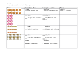 Year 1 Making Arrays | Teaching Resources