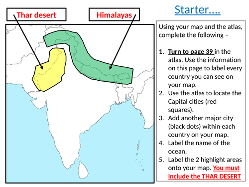 Hot Deserts - Lesson 5 - Introduction to the Thar Deserts - AQA GCSE ...