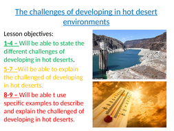 Hot Deserts - Lesson 7 - Challenges of developing in the Thar Desert ...