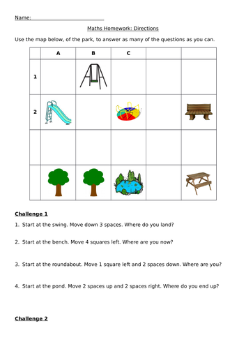 Maths Year 1 Position and Direction unit of work with Powerpoint ...