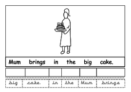 Birthday Party Sentence Boards | Teaching Resources