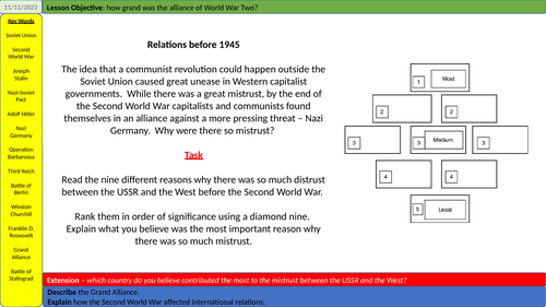 The Grand Alliance | Teaching Resources