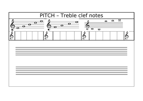 Understanding Pitch Bundle for GCSE/KS3 - a collection of 10 worksheets ...