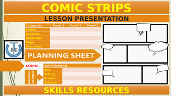COMIC STRIP CREATIONS LESSON PRESENTATION | Teaching Resources