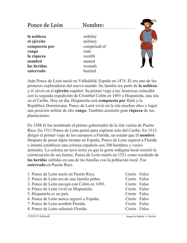 Spanish Biography Bundle: 4 Conquistadores at 35% off! | Teaching Resources