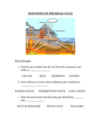 KS3 / GCSE (SEN/Foundation) - Chemistry Rock Cycle - Activity and ...