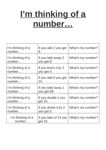 Equations introduction and function machines | Teaching Resources Equations introduction and function machines | Teaching Resources