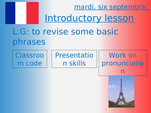 French Studio 2 intro to year 8 lesson | Teaching Resources