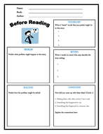 Guided Reading: Before & After Reading Fiction | Teaching Resources