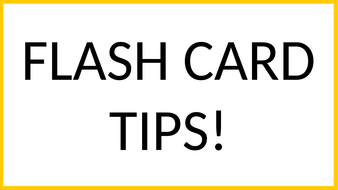 How To Make Useful Flash Cards | Teaching Resources
