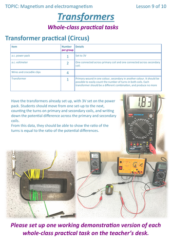 NEW AQA Transformers GCSE Lesson | Teaching Resources