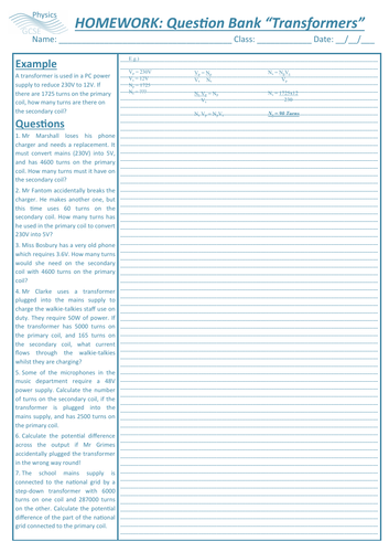 NEW AQA Transformers GCSE Lesson | Teaching Resources