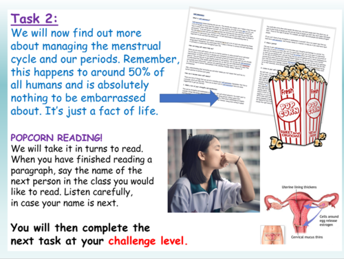 Puberty - Periods / Menstruation | Teaching Resources
