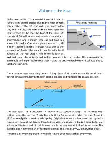 Physical landscapes in the UK AQA 1-9 course - Coastal management case ...