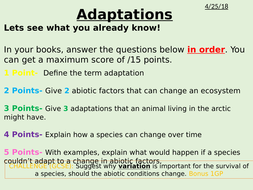 Adaptations and variation | Teaching Resources