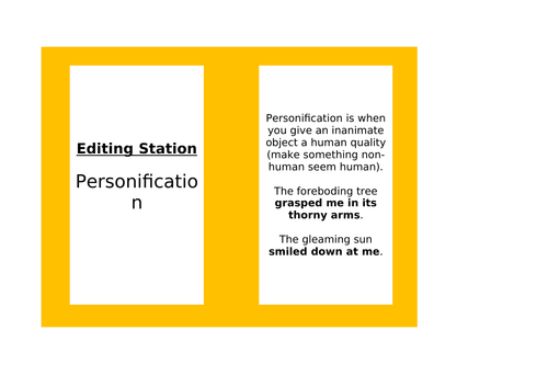 Editing stations for writing | Teaching Resources