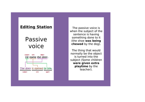 Editing stations for writing | Teaching Resources