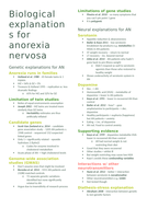 Revision posters for AQA A Level Psychology - Eating Behaviour ...