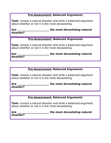 Balanced Arguments / Discussions Year 5 | Teaching Resources