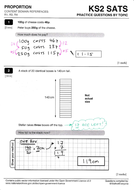 KS2 Maths (Ratio + Proportion) | Teaching Resources