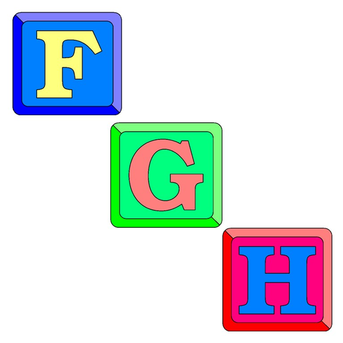 Alphabet Blocks Clip Art - Commercial Use | Teaching Resources