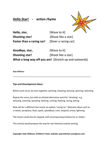 Stars - Literacy Fun Activities | Teaching Resources