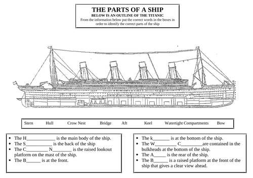The Titanic - 30 Page Unit on the Titanic Disaster | Teaching Resources