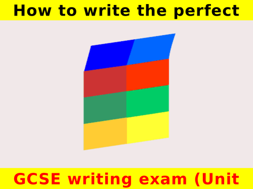 9-1 GCSE English Language - Writing a grade 9 LEAFLET SOW (paper 2 ...