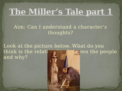 THe Canterbury Tales | Teaching Resources