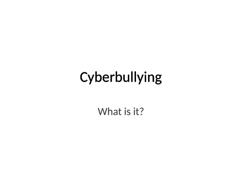 Cyberbullying assembly | Teaching Resources