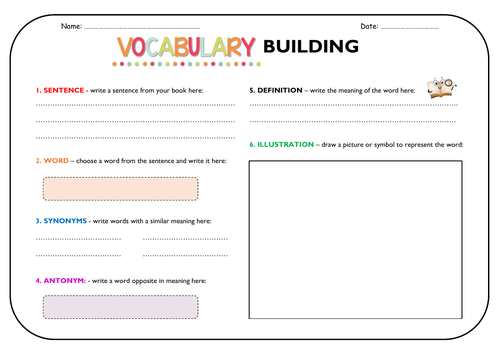 Guided Reading: Vocabulary-Building Activities | Teaching Resources