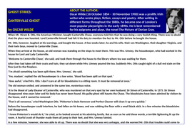 THE CANTERVILLE GHOST: PROSE COMPREHENSION LESSON PRESENTATION ...