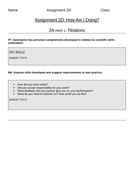 Pearson BTEC-Applied science-UNIT 2D-Assignment template | Teaching ...