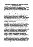 GCSE AQA Poetry - Comparison of Bayonet Charge and Charge of the Light ...