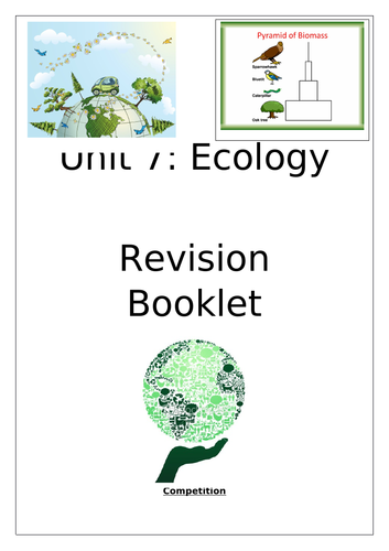 AQA Biology Unit 7: Ecology Revision Booklet | Teaching Resources