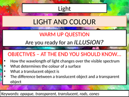 Light and Colour | Teaching Resources