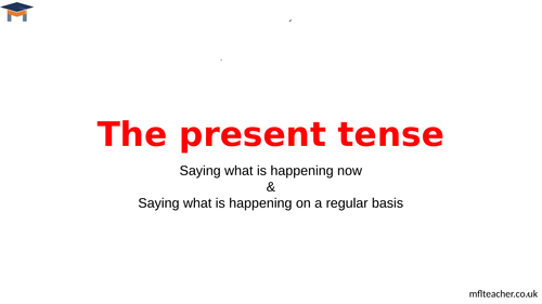 French - Present tense of regular & key irregular verbs | Teaching ...