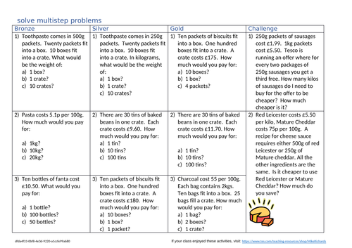 Year 6 sats revision - week of problem solving | Teaching Resources
