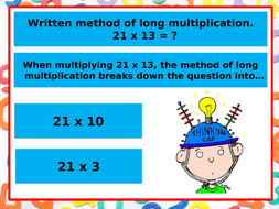 Y6 Sats revision- revise long multiplication and long division ...