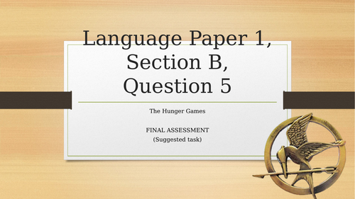 AQA English Language Paper 1, Questions 1 - 5 | Teaching Resources