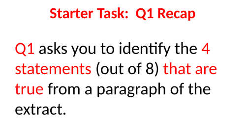 AQA GCSE English Language: Paper 2 Question 3 - Language Question ...