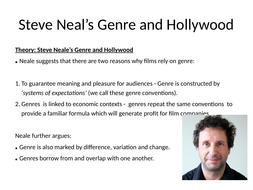 Steve Neale's Genre Theory | Teaching Resources