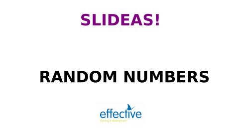 Random Numbers | Teaching Resources