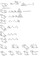 Trigonometry; Finding the missing sides. | Teaching Resources