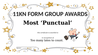 Form Group Awards | Teaching Resources